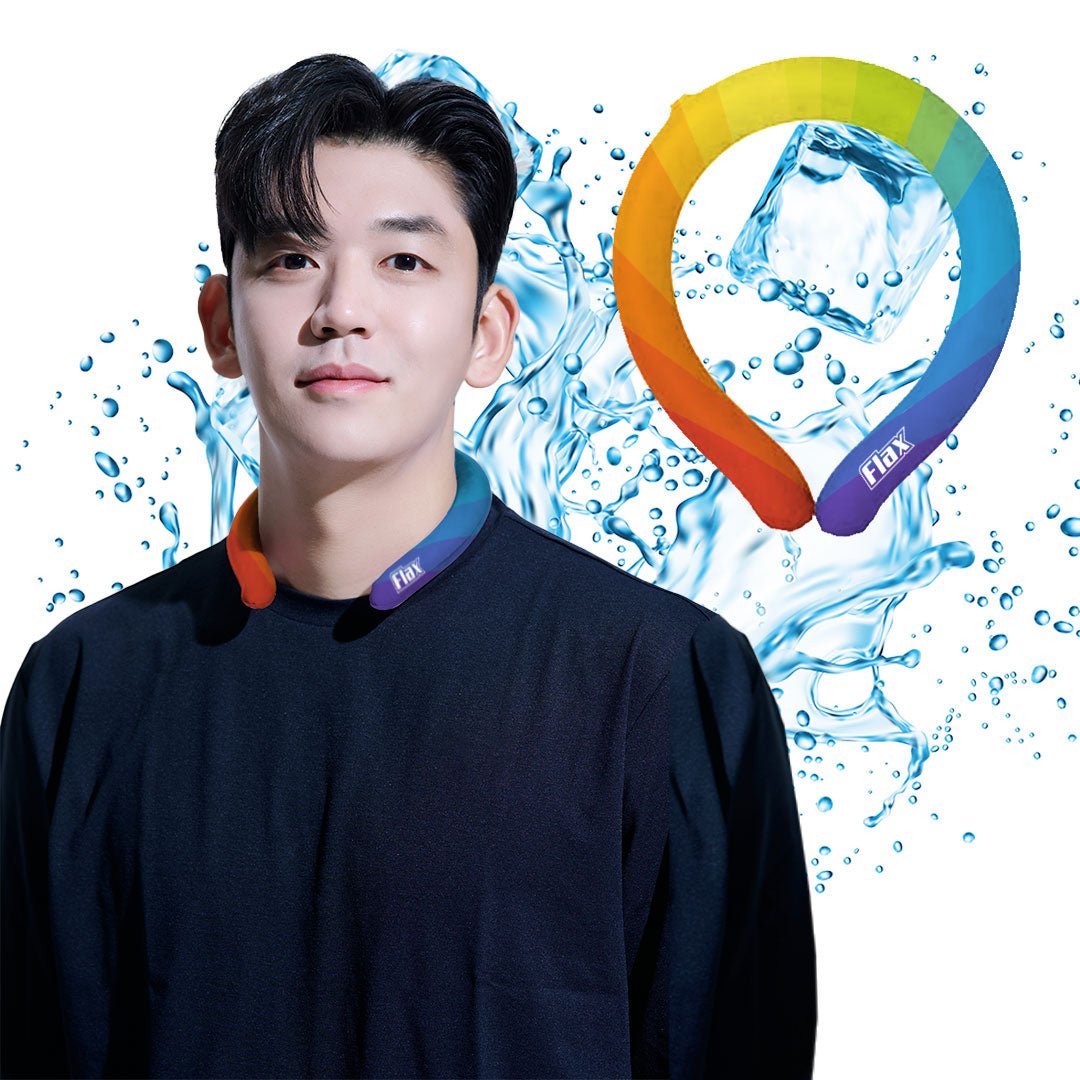 Patterned Ice Ring Neck Cooler, Cooling Neck Wraps, Wearable Neck ...